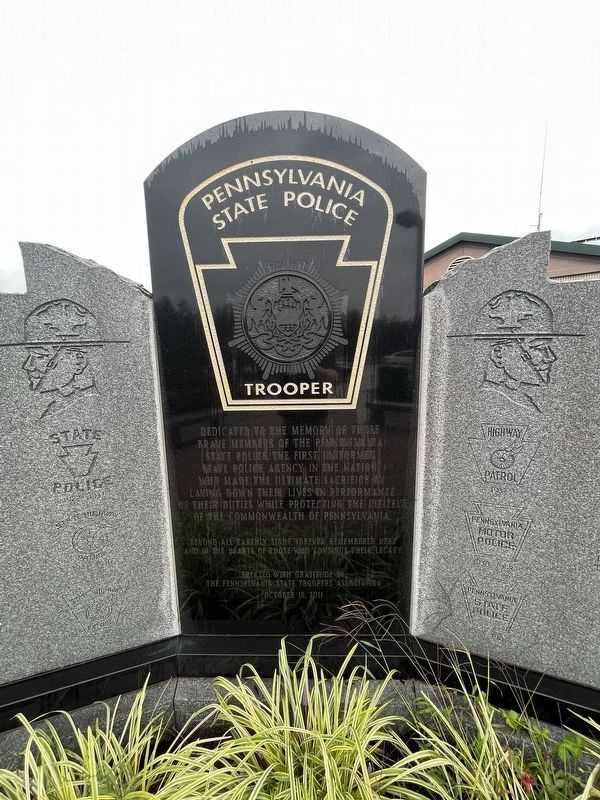 Pennsylvania State Police Trooper Memorial Historical Marker