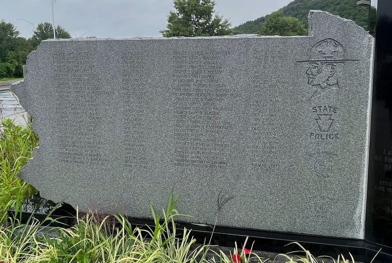 Pennsylvania State Police Trooper Memorial Historical Marker