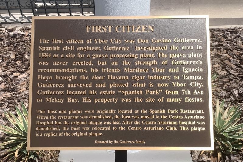 First Citizen Historical Marker