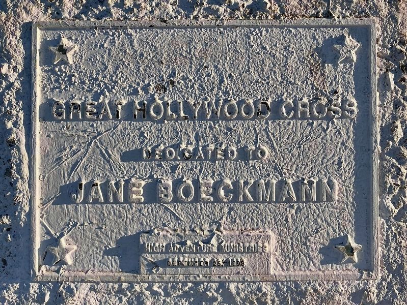 The Hollywood Cross Historical Marker