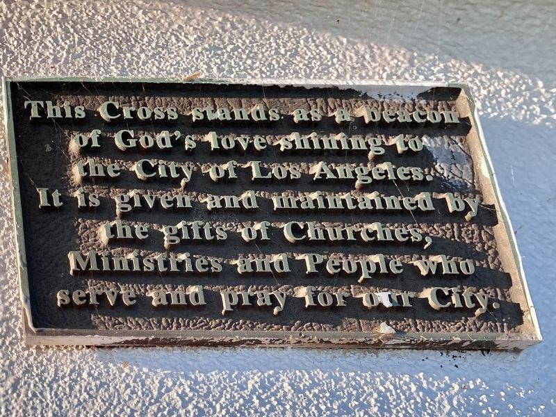 The Hollywood Cross Historical Marker