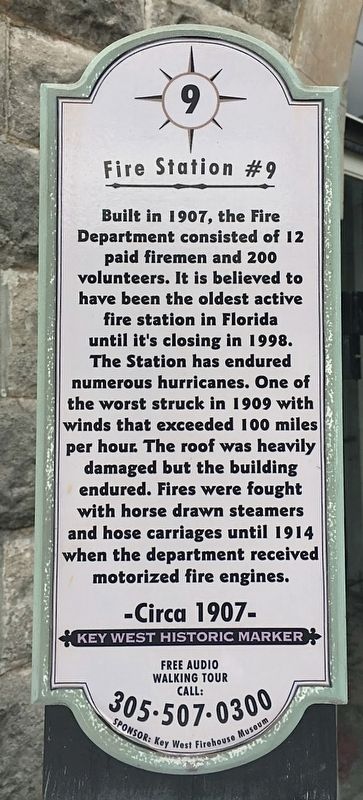 Fire Station #9 Historical Marker