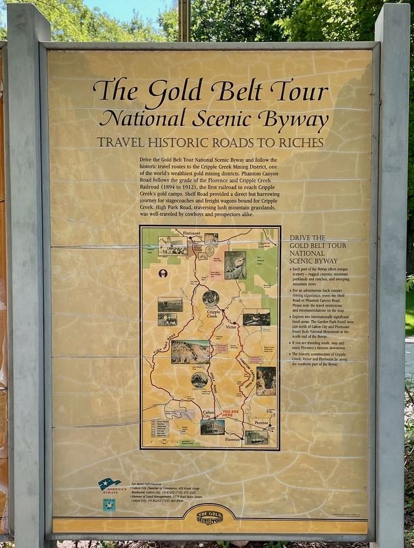 The Gold Belt Tour National Scenic Byway Historical Marker
