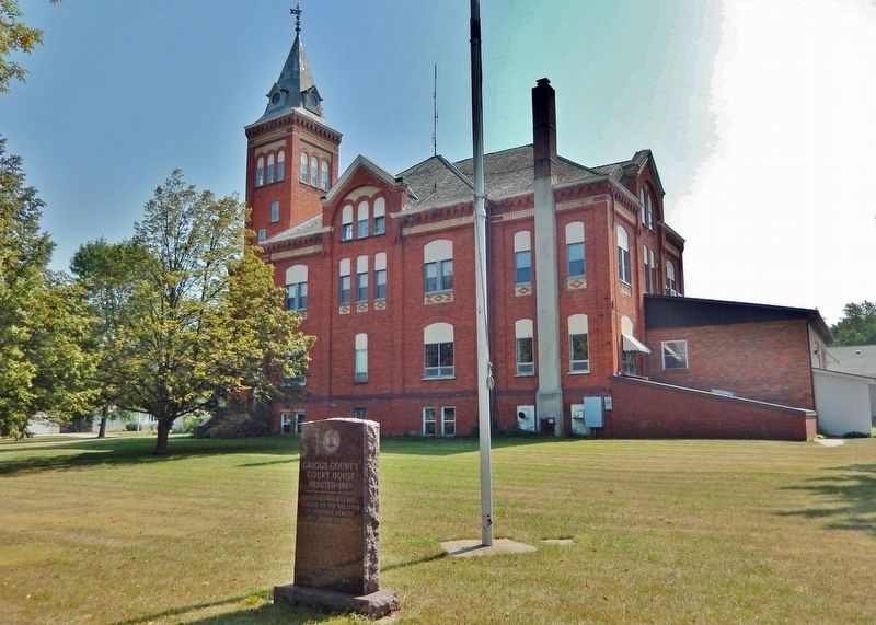 Griggs County Court House Historical Marker