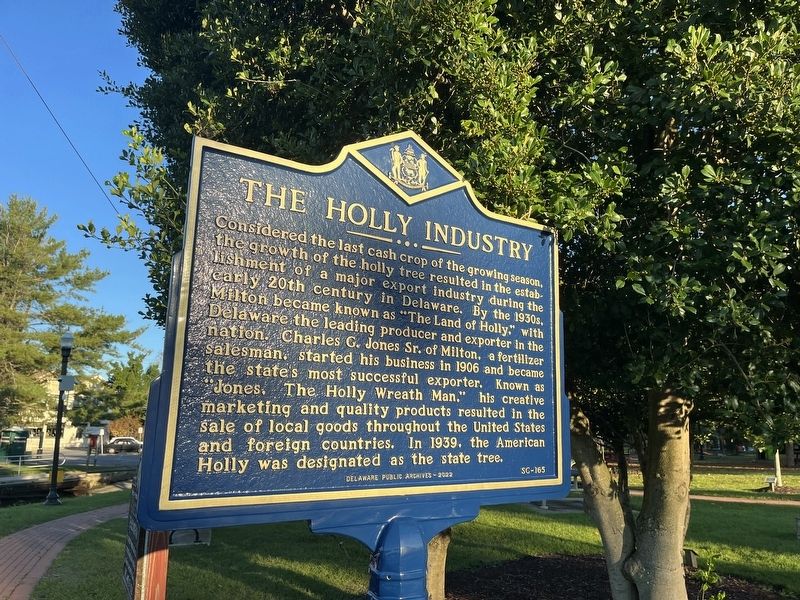 The Holly Industry Historical Marker