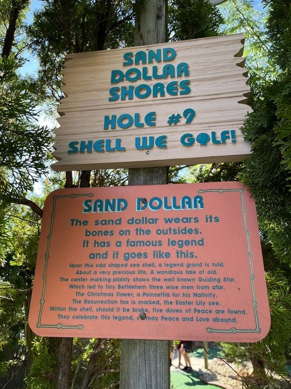 Sand Dollar Historical Marker