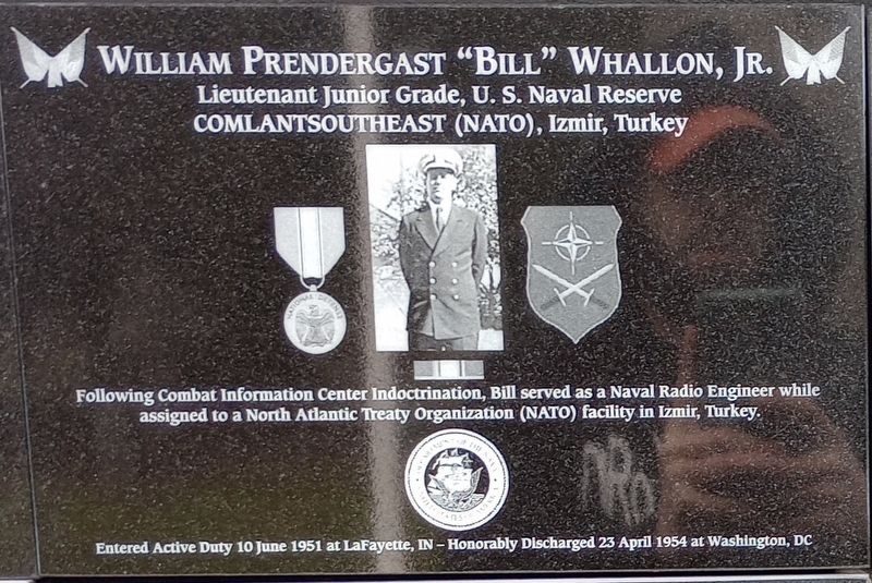 William Prendergast "Bill" Whallon, Jr., a War Memorial