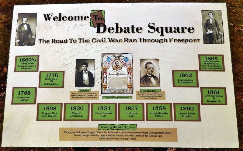 Welcome to Debate Square Historical Marker