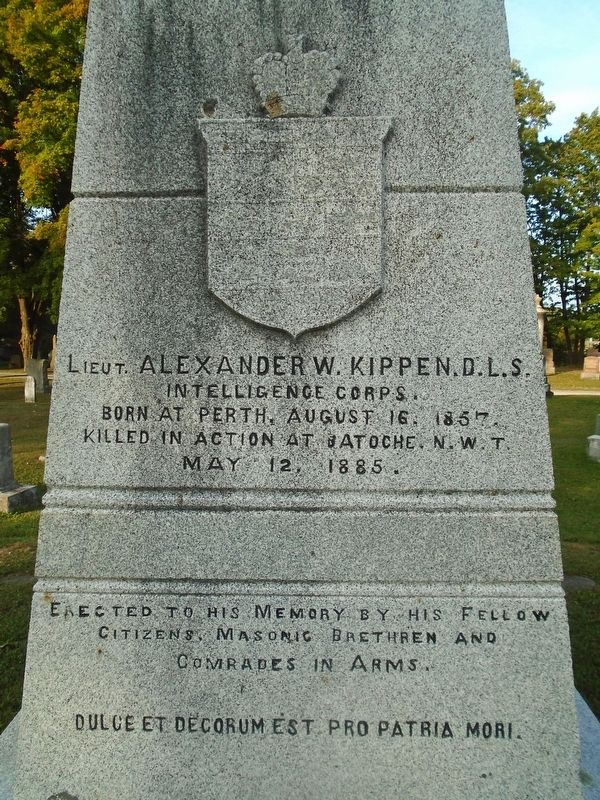 Lieut. Alexander W. Kippen, D.L.S., a War Memorial