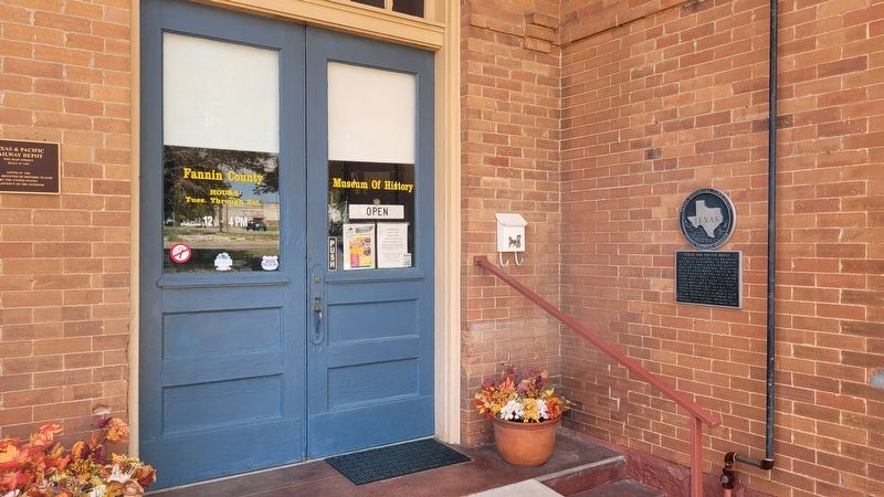 Texas and Pacific Depot Historical Marker