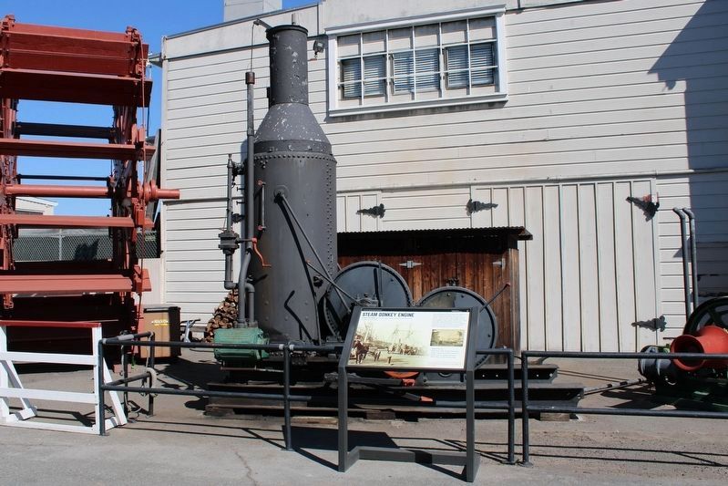 Steam Donkey Engine Historical Marker