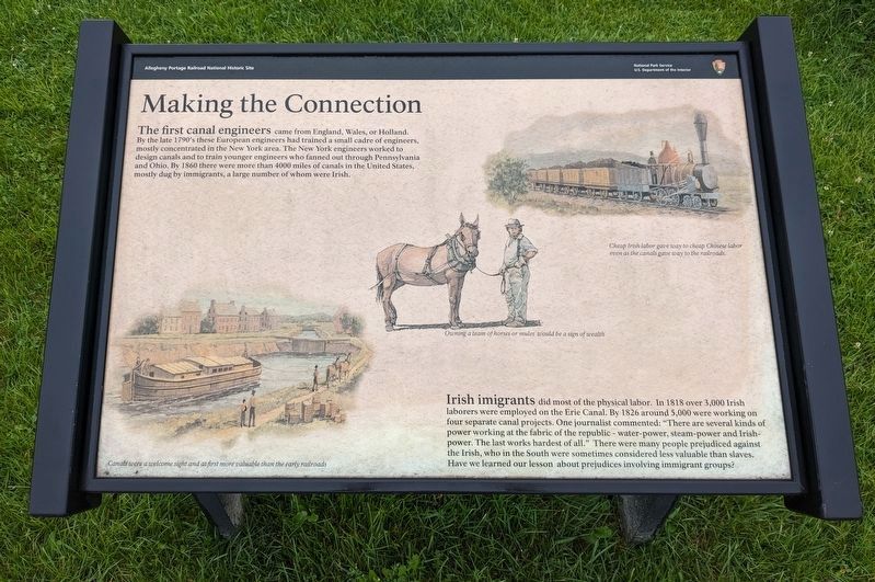 Making the Connection Historical Marker