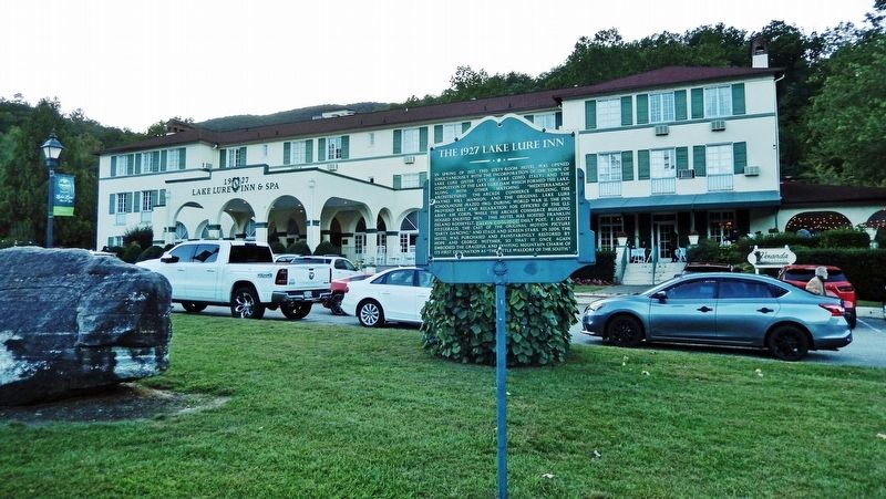 The 1927 Lake Lure Inn Historical Marker