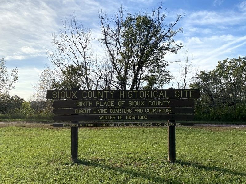Sioux County Founded Here Historical Marker