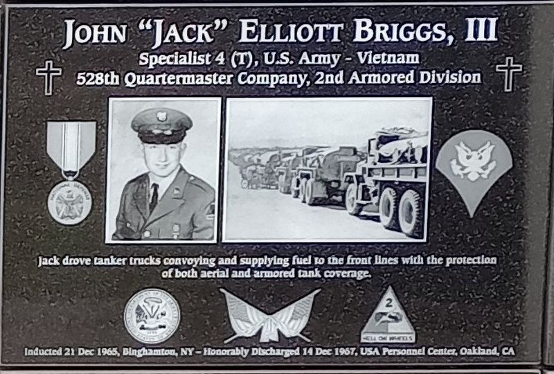 John "Jack" Elliott Briggs, III, a War Memorial
