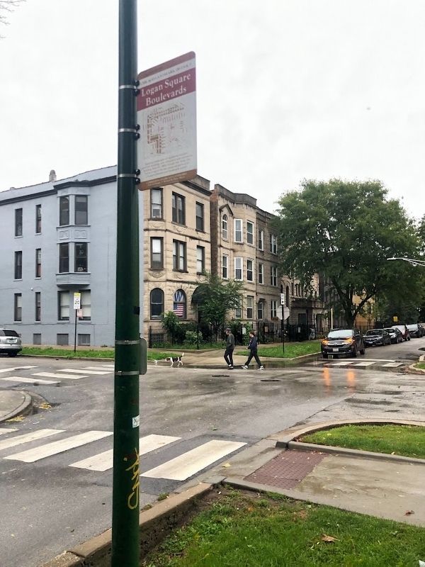 Logan Square Boulevards Historical Marker