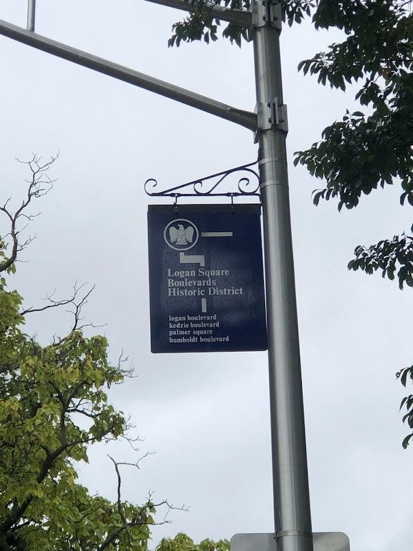 Logan Square Boulevards Historical Marker