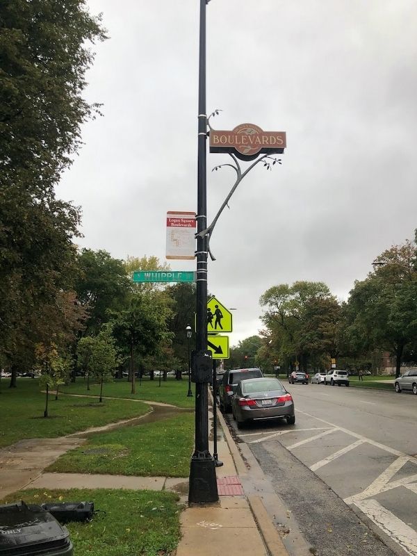 Logan Square Boulevards Historical Marker