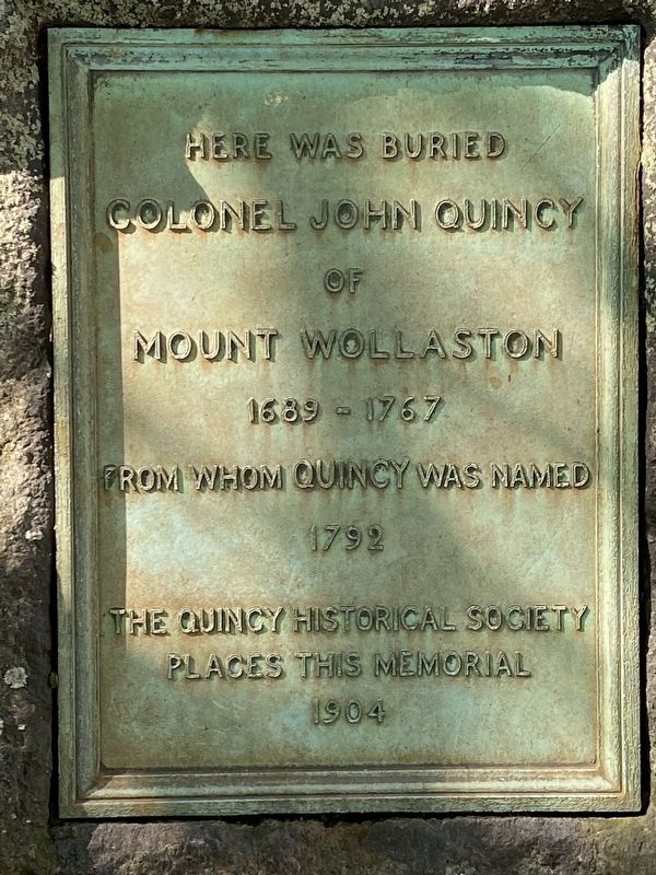 Colonel John Quincy Historical Marker