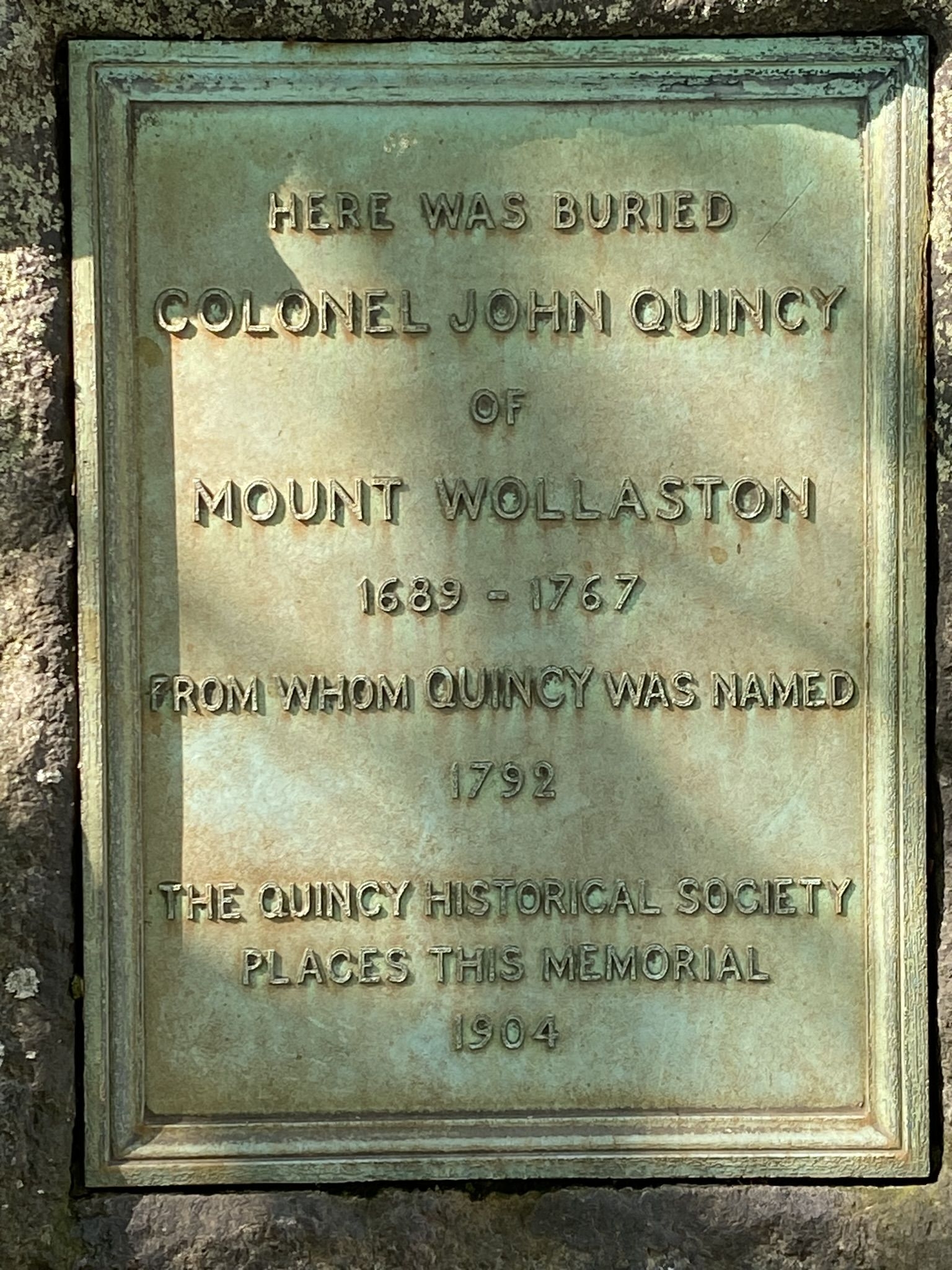 Photo: Colonel John Quincy Marker