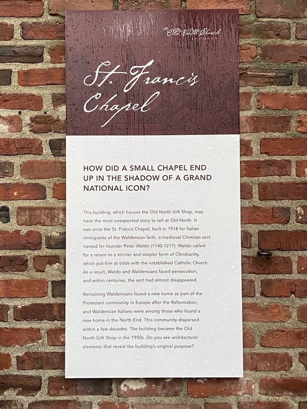 St. Francis Chapel Historical Marker