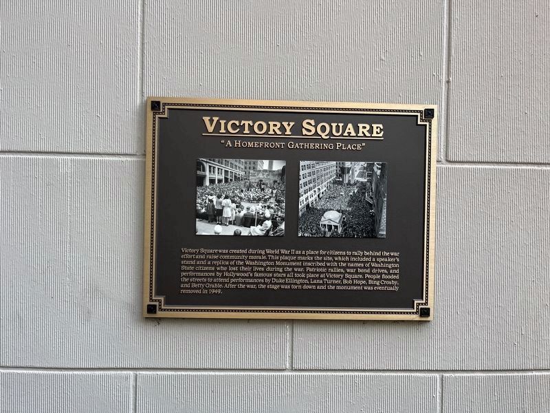 Victory Square, a War Memorial