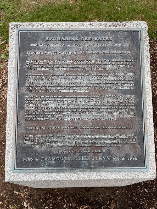 Katharine Lee Bates Historical Marker