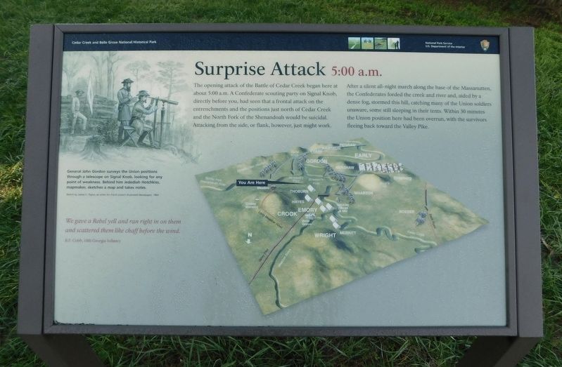 Surprise Attack Historical Marker
