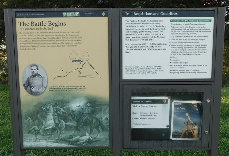 The Battle Begins Historical Marker