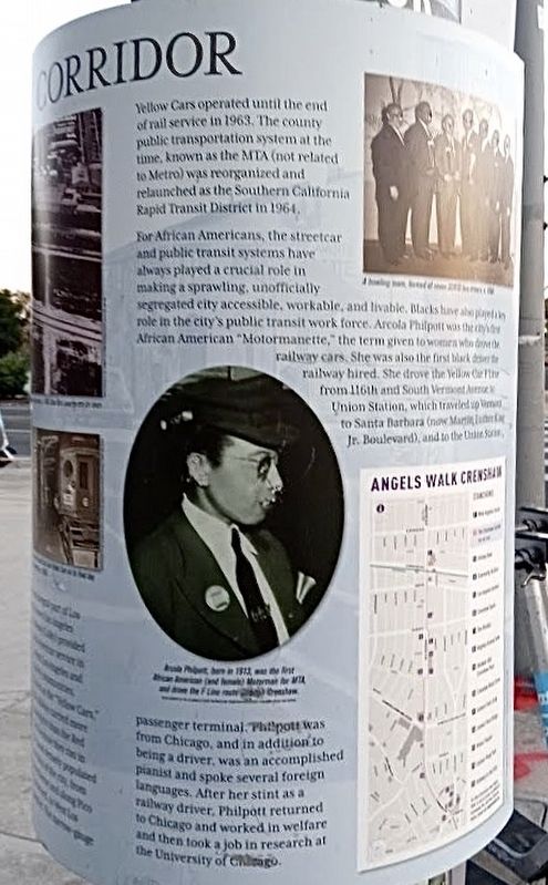The Crenshaw Corridor Historical Marker