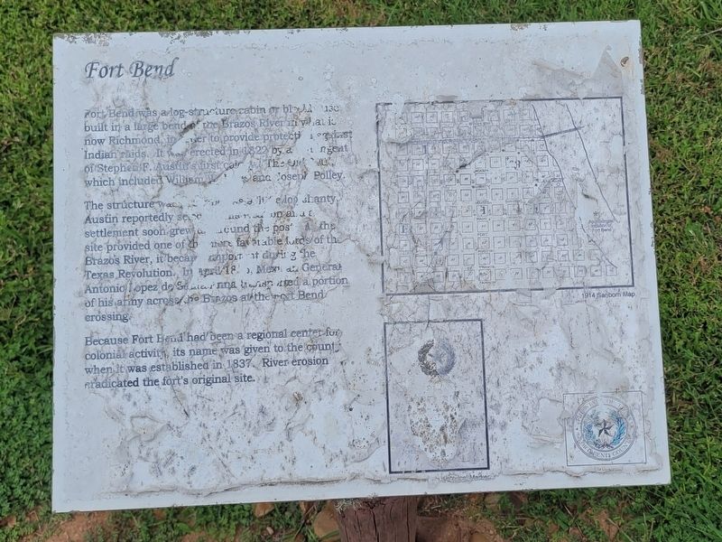 Fort Bend Historical Marker