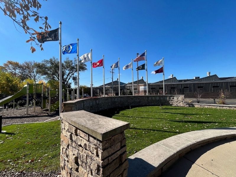 Schiller Park Military Service Wall of Honor, a War Memorial