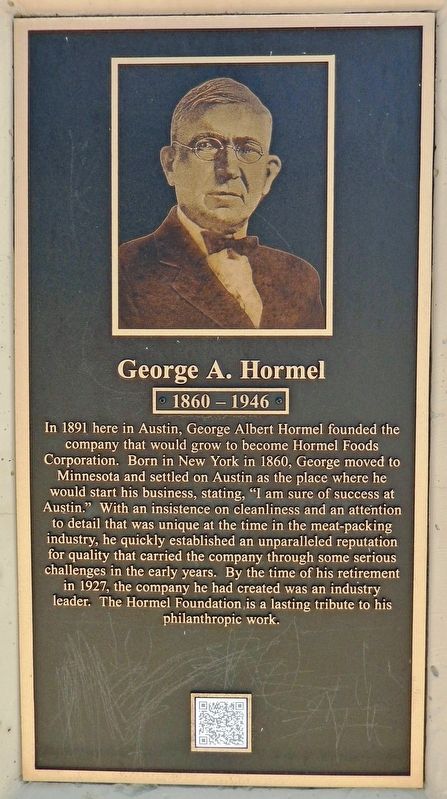 George A. Hormel Historical Marker