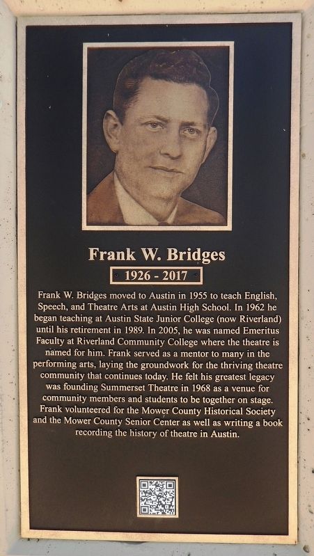 Frank W. Bridges Historical Marker