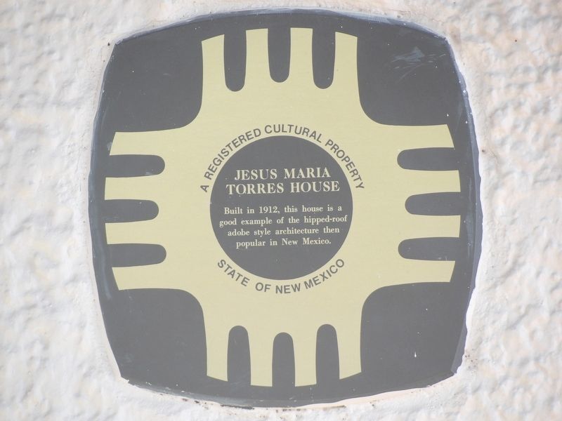 Jesus Maria Torres House Historical Marker