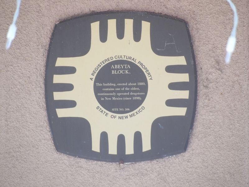 Abeyta Block Historical Marker