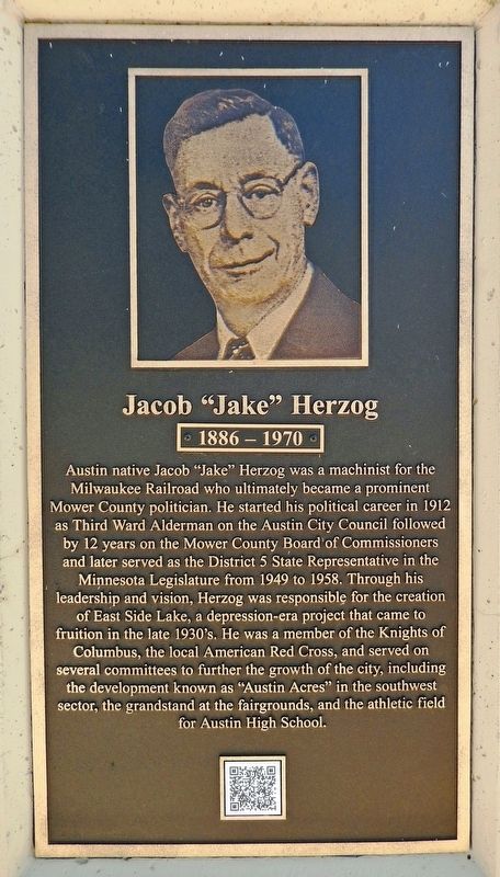 Jacob "Jake" Herzog Historical Marker