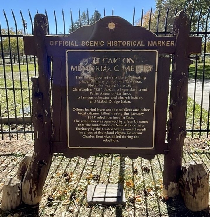 Photo: Kit Carson Memorial Cemetery Marker