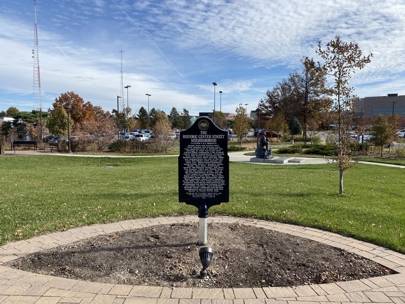 The Historic Center Street Neighborhood Historical Marker