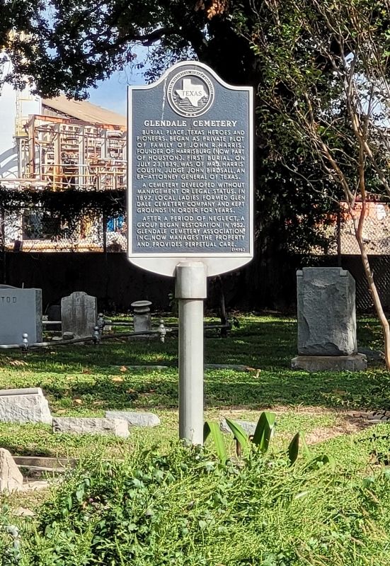 Glendale Cemetery Historical Marker