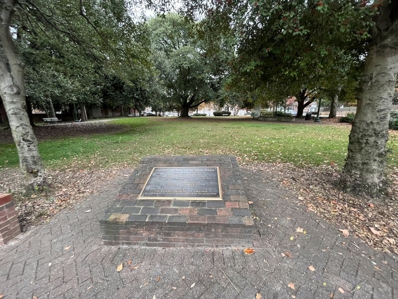 Patrick Henry Memorial Park Historical Marker