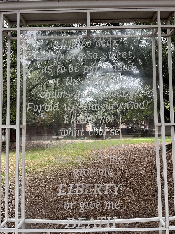 Patrick Henry Memorial Park Historical Marker