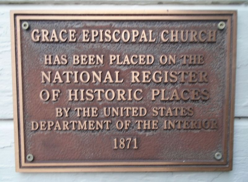 Grace Episcopal Church Historical Marker