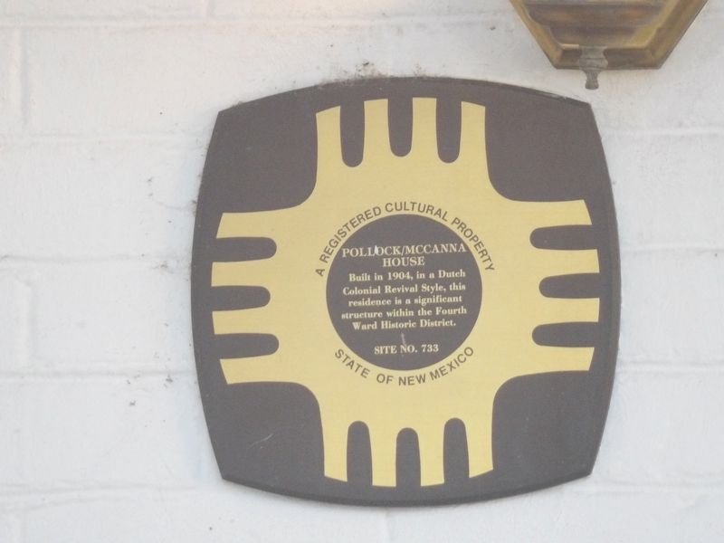 Pollock/McCanna House Historical Marker