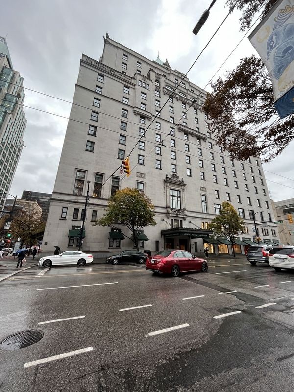 Hotel Vancouver Historical Marker