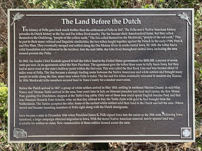 The Land Before the Dutch Historical Marker