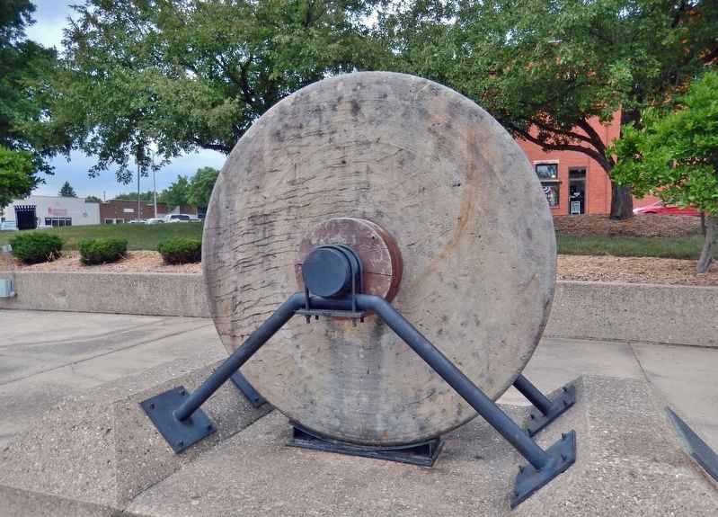 Original Mill Wheel Historical Marker
