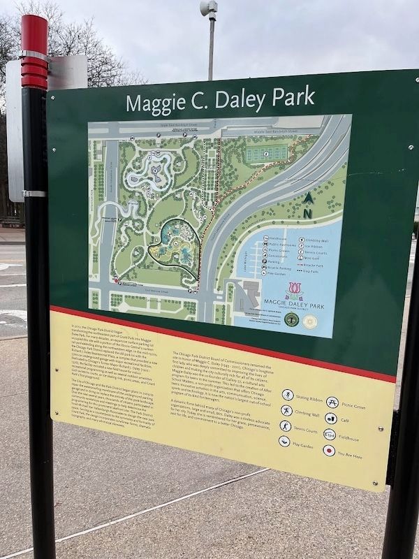 Maggie C. Daley Park Historical Marker