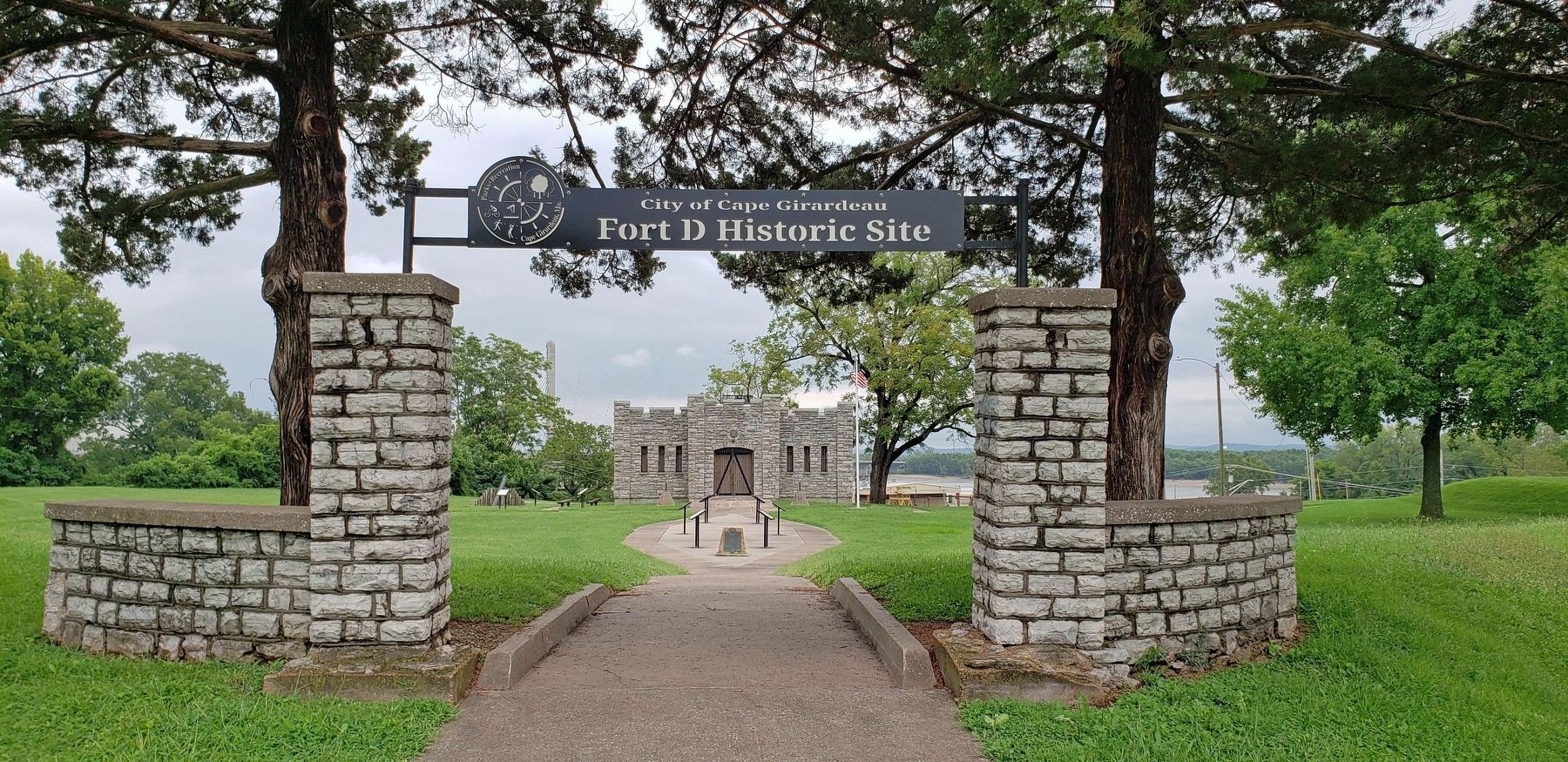 Fort D Historical Marker