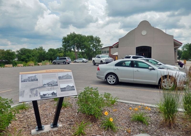 Rock Island Depot Historical Marker